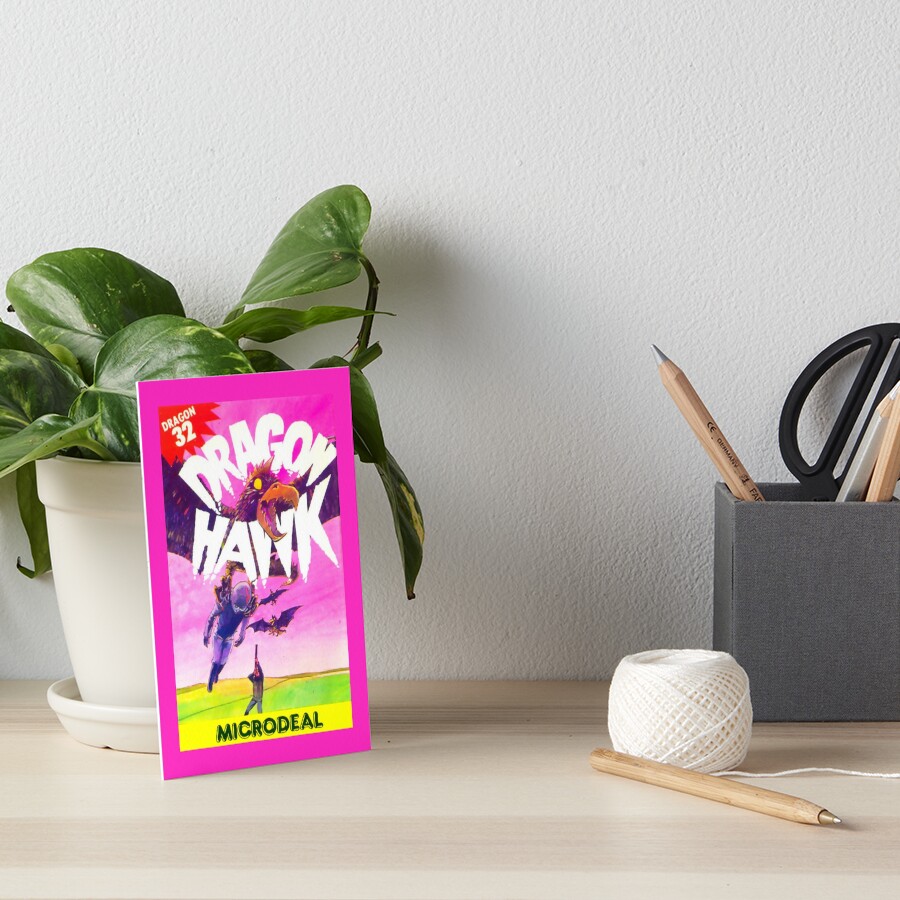 "Dragon Hawk" Art Board Print for Sale by RetroTrader | Redbubble