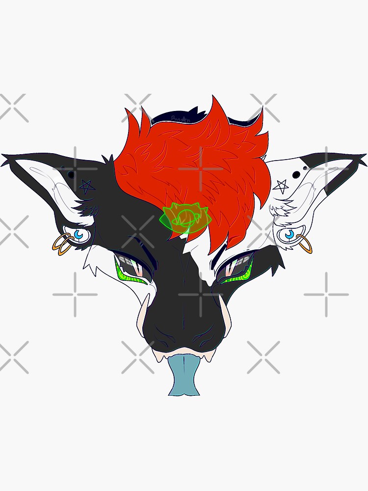 "Alien (fursona)" Sticker by 51-Fursuits | Redbubble