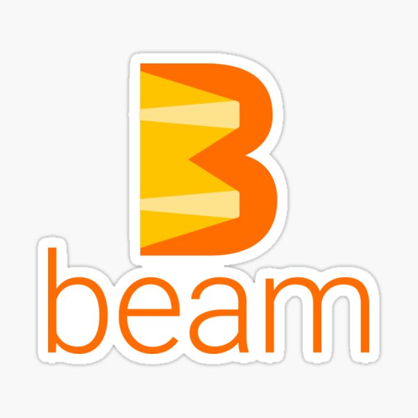 "beam" Sticker by yourgeekside | Redbubble