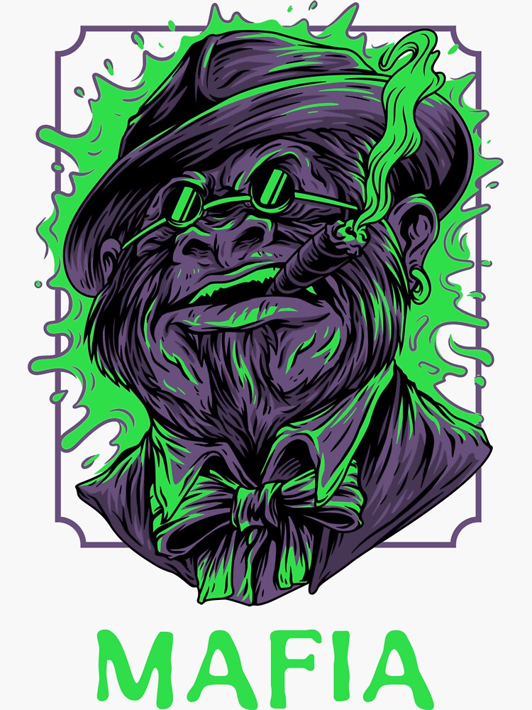 "Mafia" Sticker by OmaxO | Redbubble