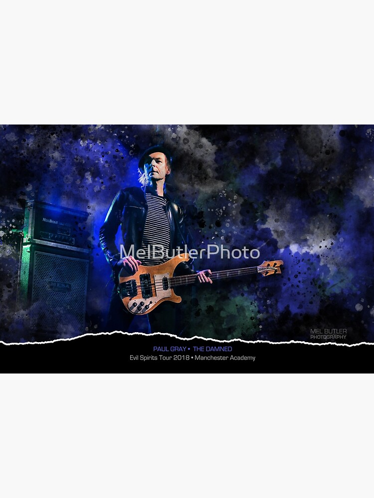 "Paul Gray, The Damned" Art Print by MelButlerPhoto | Redbubble