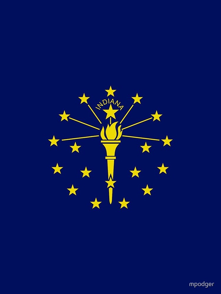 "Indiana State Flag Stickers, Gifts and Products" iPhone Case for Sale ...