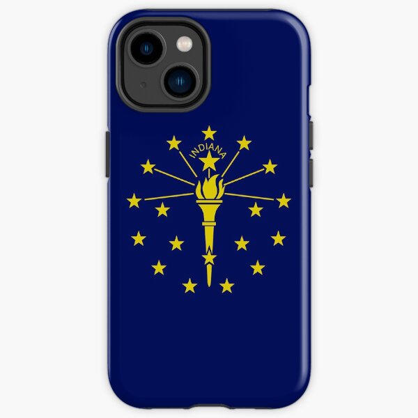 "Indiana State Flag Stickers, Gifts and Products" iPhone Case for Sale by mpodger | Redbubble