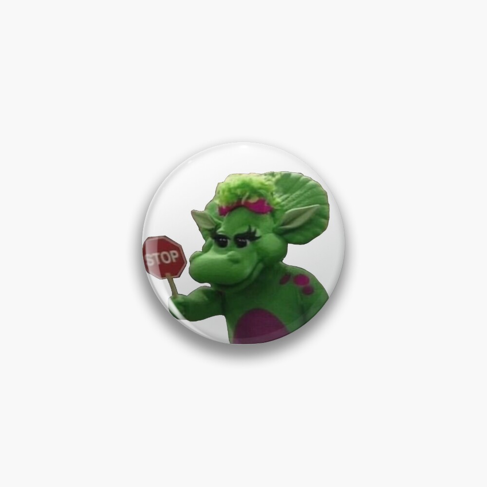 "baby bop telling you to stop" Sticker for Sale by saddymaddy | Redbubble