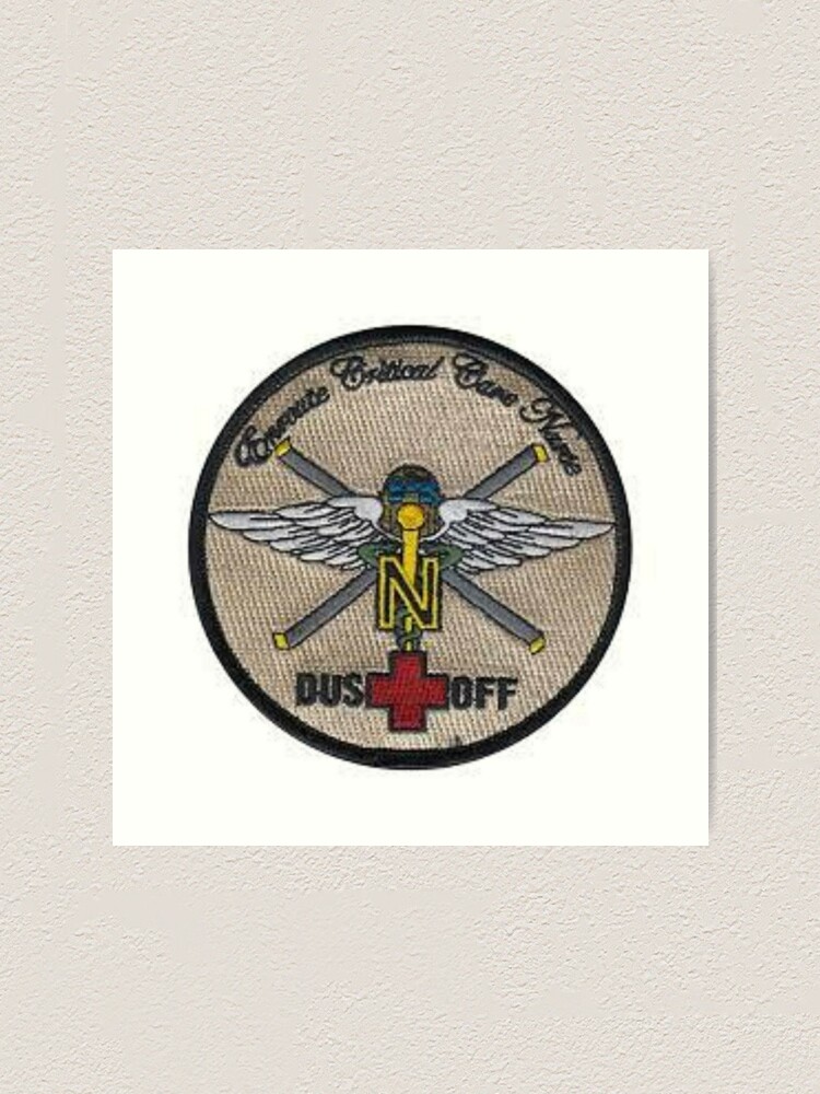 "US Army DUSTOFF Patch Sticker" Art Print by MilitaryPlus | Redbubble