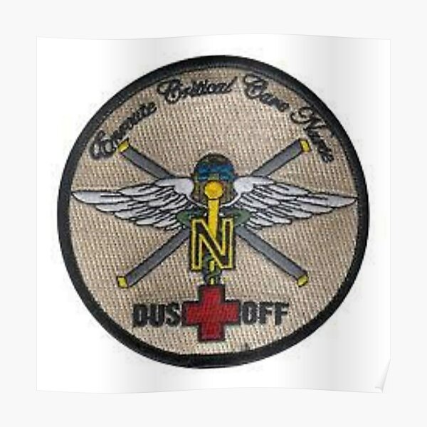"US Army DUSTOFF Patch Sticker" Poster for Sale by MilitaryPlus | Redbubble