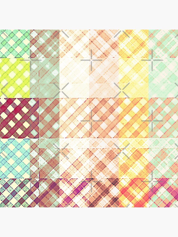 "Faded Check" Sticker for Sale by HeadacheMachine | Redbubble