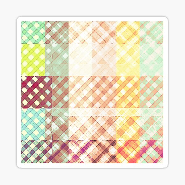 "Faded Check" Sticker for Sale by HeadacheMachine | Redbubble