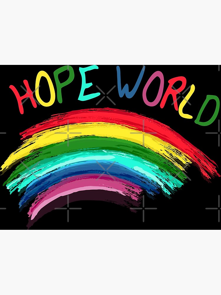 "HOPE WORLD" Poster for Sale by mwjupiter9999 | Redbubble