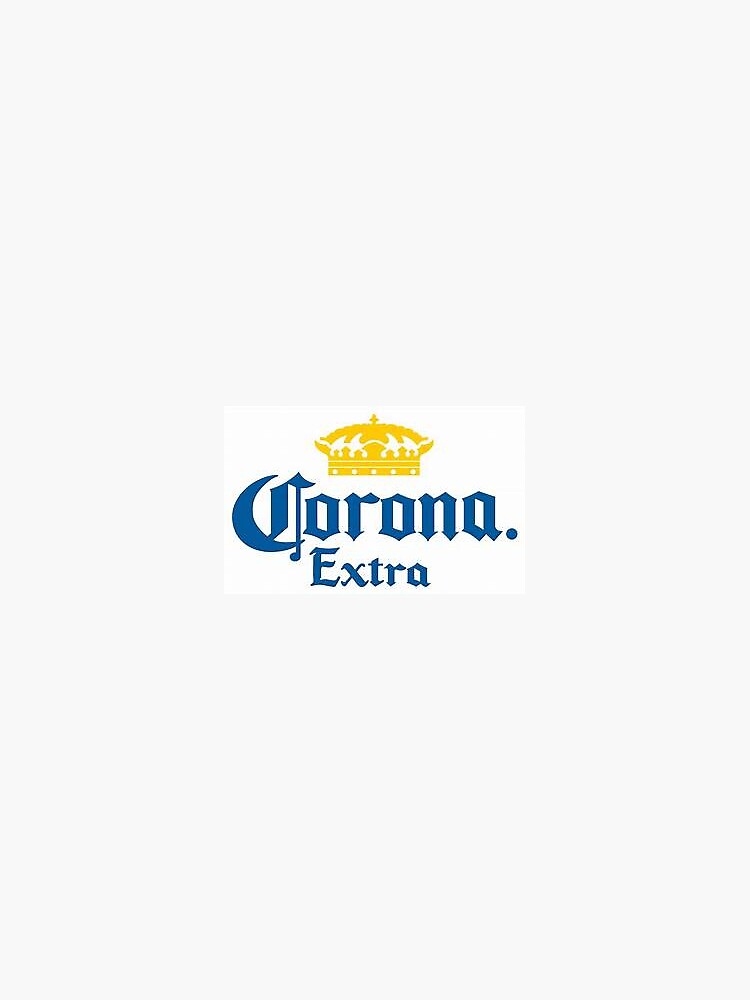 "CORONA BEER STICKER" Sticker for Sale by lilpumpnathan | Redbubble