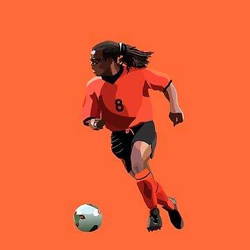 "Edgar Davids" Sticker for Sale by TDCartoonArt | Redbubble
