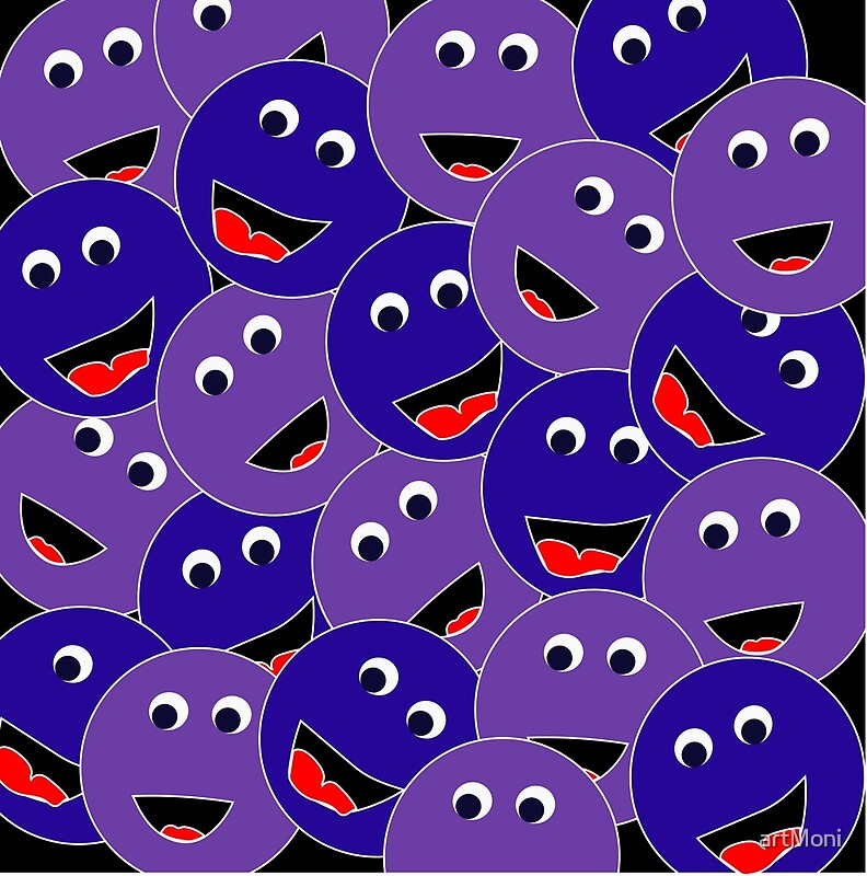 "Violet smiles" by artMoni | Redbubble