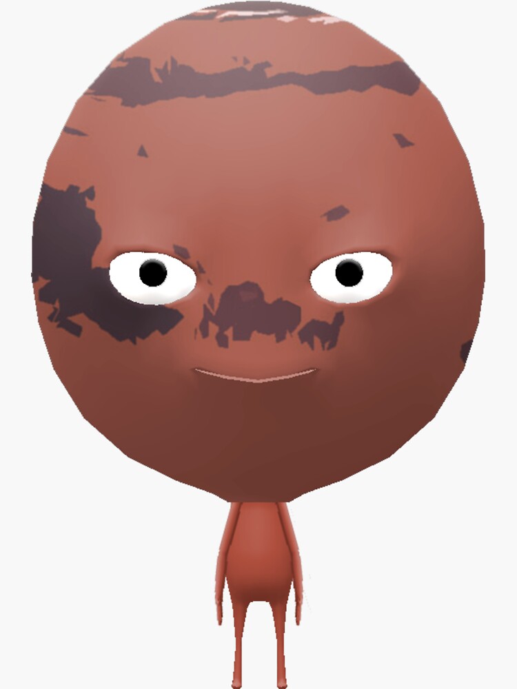 "The Mars" Sticker by SingingPlanets | Redbubble