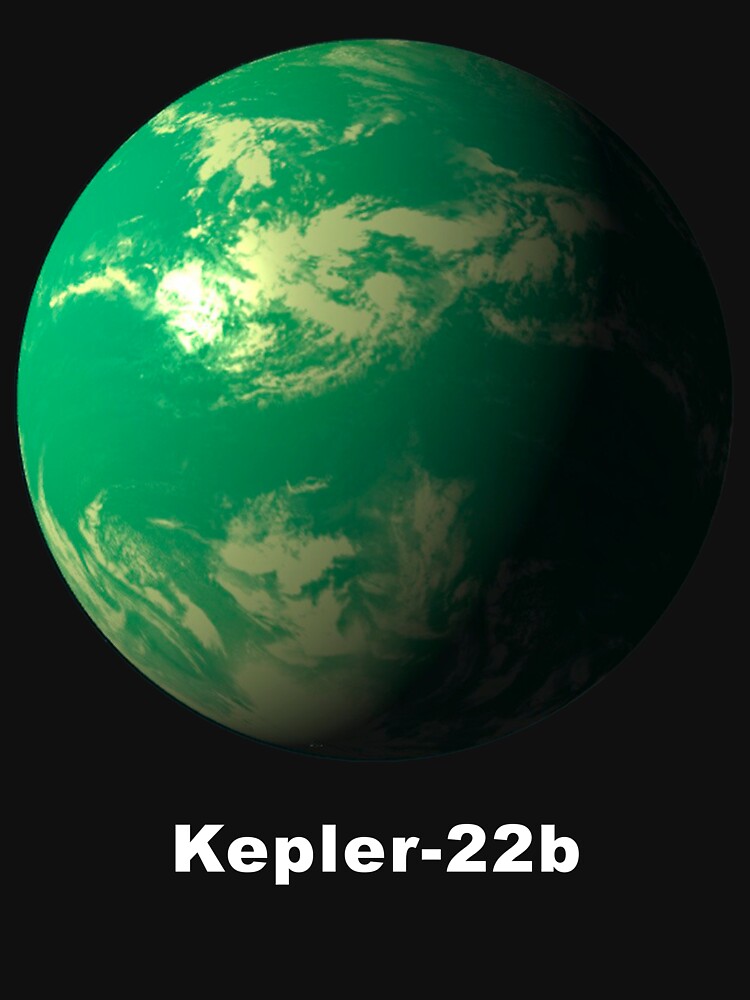 "The Kepler 22b" T-shirt for Sale by SingingPlanets | Redbubble | solar ...