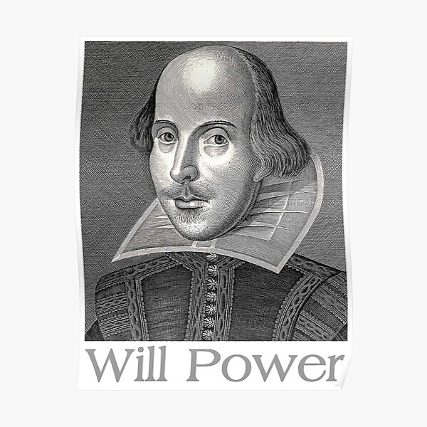 "Shakespeare Gifts - Shakespeare Will Power Funny Gift Ideas with ...