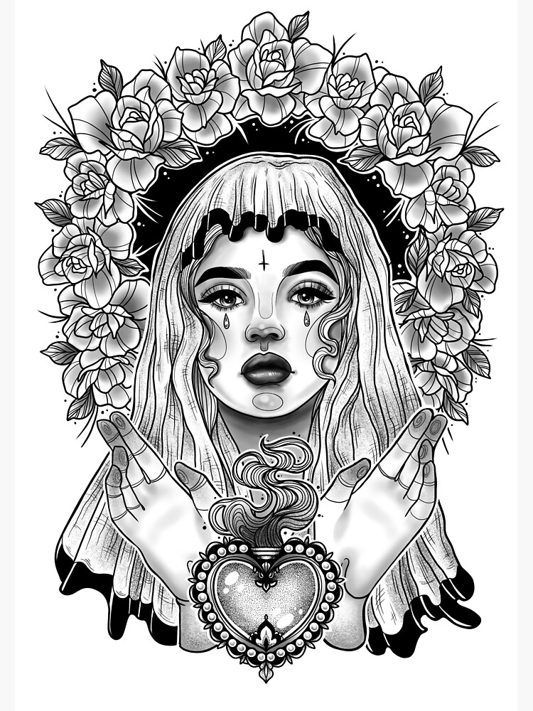 "Holy Maria" Poster by lillehink | Redbubble