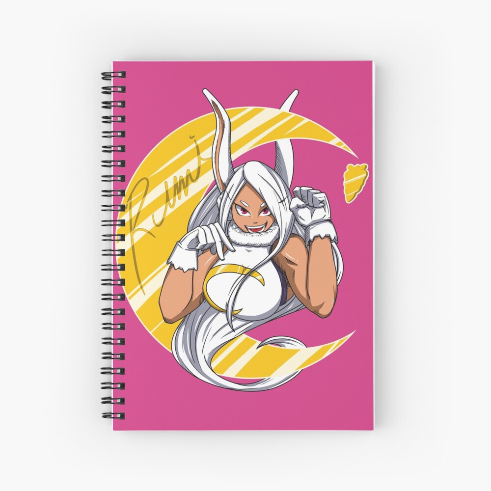 "Rabbit Hero(Miruko): Rumi Usagiyama" Spiral Notebook by Fu-Man-Chu ...