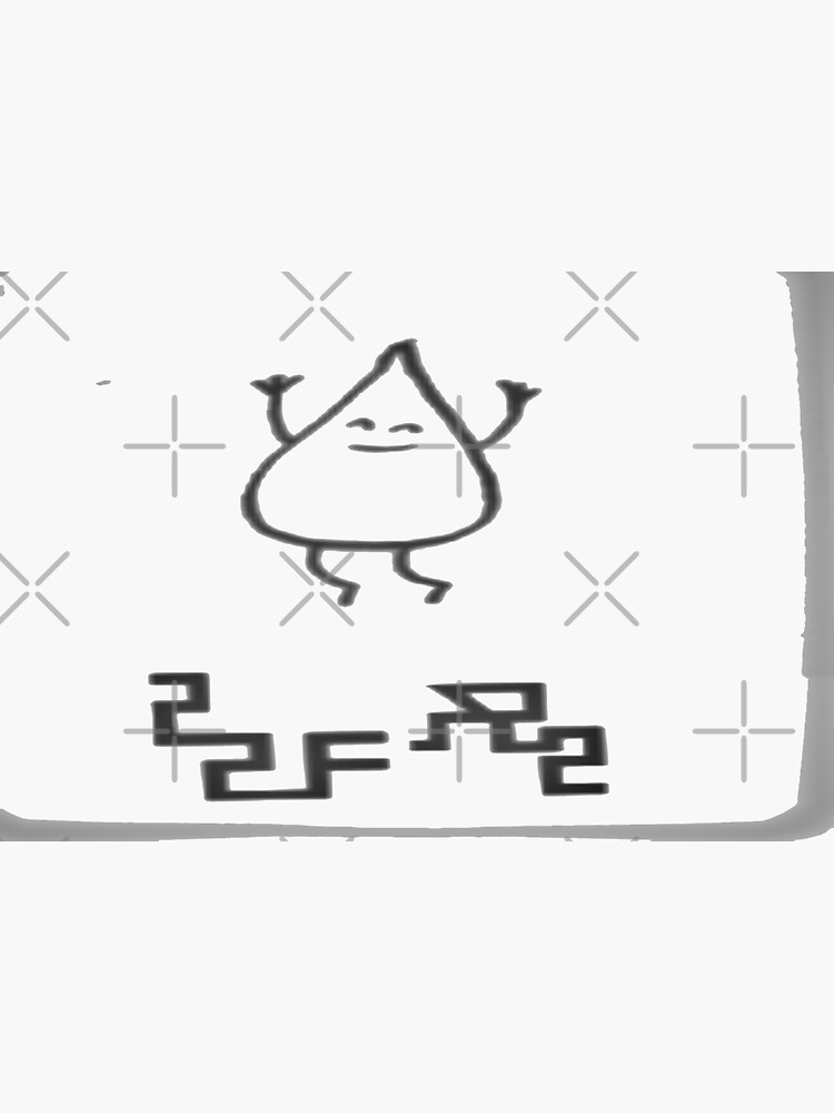 "Tela Happy Drop Mandombe Writing" Sticker by ebigik | Redbubble