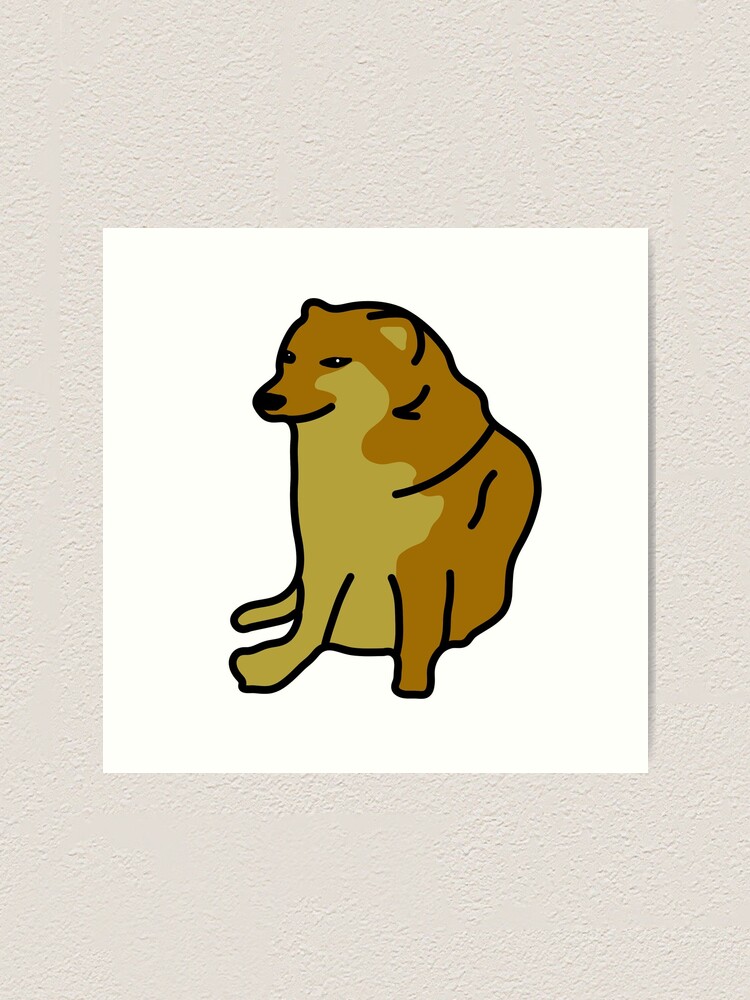 "Cheems Dog" Art Print for Sale by rmartelli | Redbubble