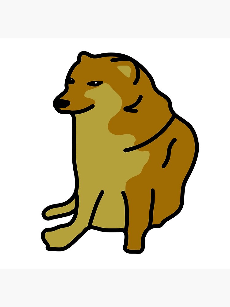 "Cheems Dog" Art Print for Sale by rmartelli | Redbubble