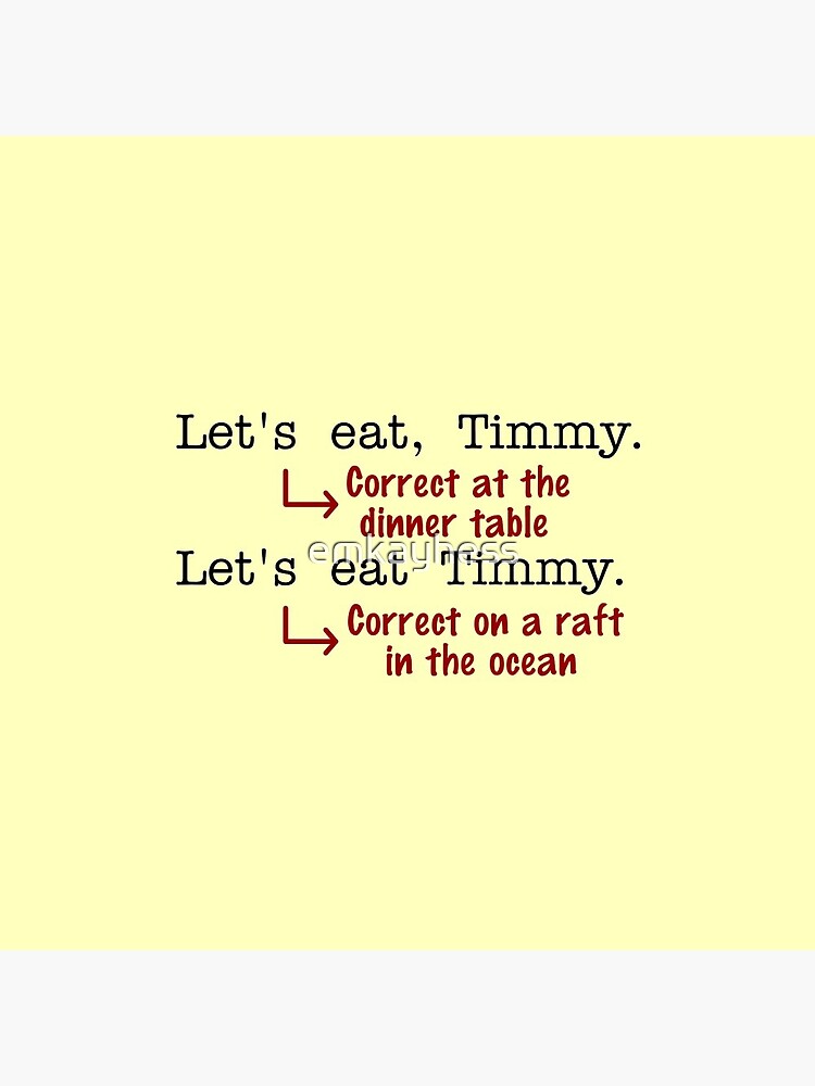 "Funny Punctuation Grammar Humor" Pin for Sale by emkayhess | Redbubble