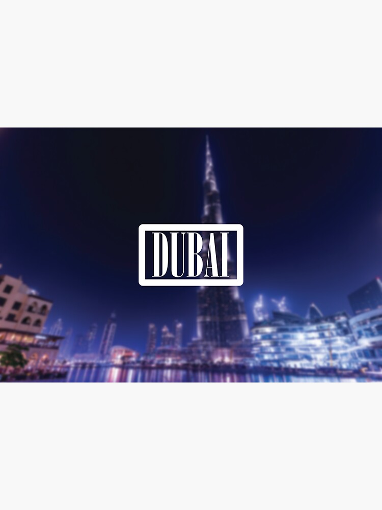 "Dubai themed photograph designs" Sticker by Albuss | Redbubble