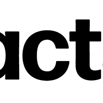 "facts sticker" Sticker for Sale by aubzt | Redbubble