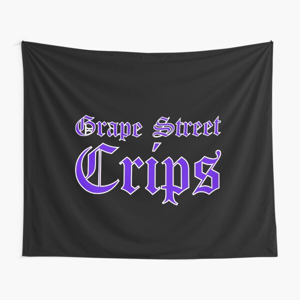 "Grape Street Crips" Tapestry for Sale by DIRTYDUNNZ | Redbubble