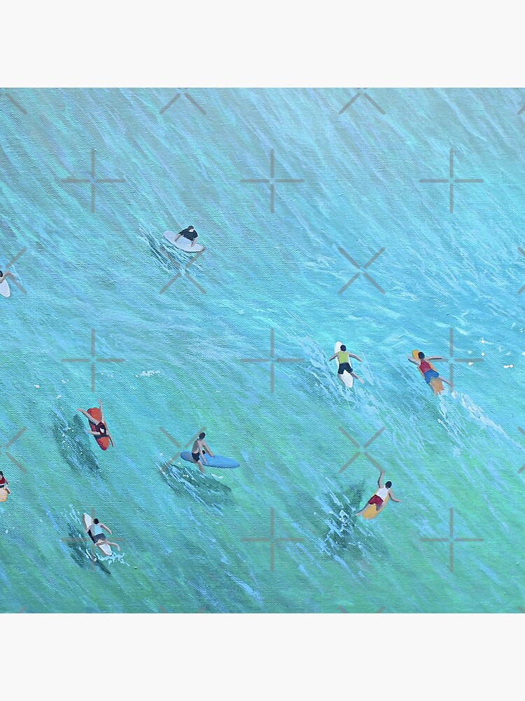 "Waiting for the Wave" Throw Pillow for Sale by grimmhewitt67 | Redbubble