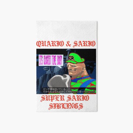 "quario and sario" Art Board Print by fatprincess45 | Redbubble