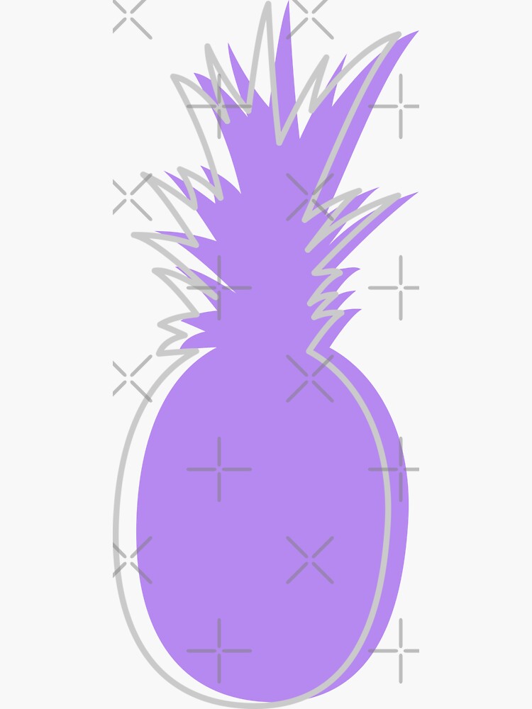 "VSCO Girl Aesthetic Pineapple" Sticker by zovtees | Redbubble