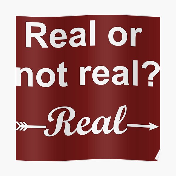 "Hunger Games Real or Not Real 2" Poster for Sale by ChristinaLuv ...