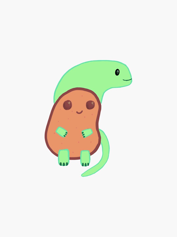 "Potatosaurus" Sticker for Sale by Zoomers | Redbubble