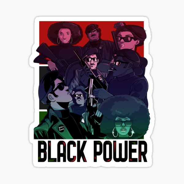 "Black Panther Party Black Power" Sticker for Sale by Nosek1ng | Redbubble