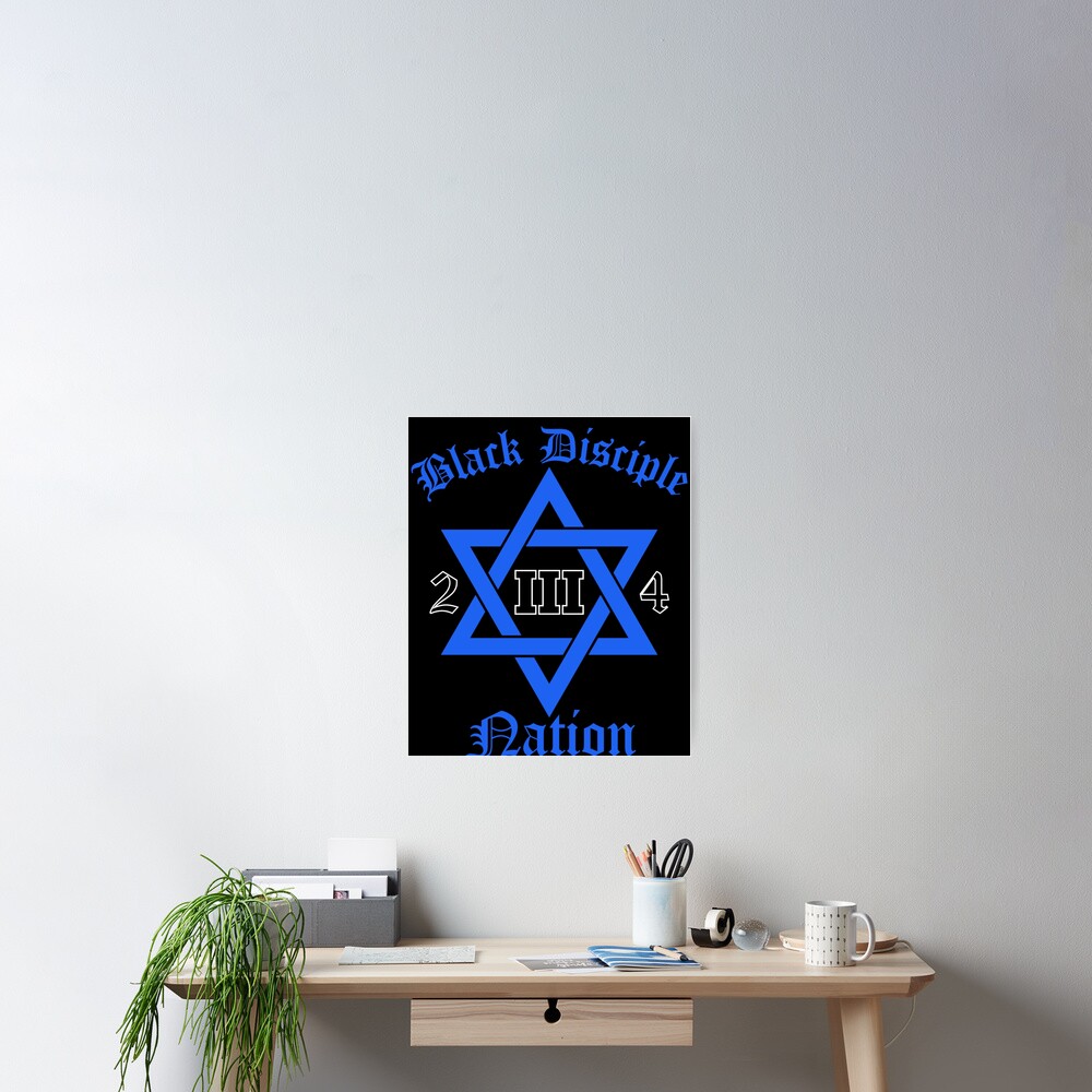 "Black Disciple Nation" Poster von DIRTYDUNNZ | Redbubble
