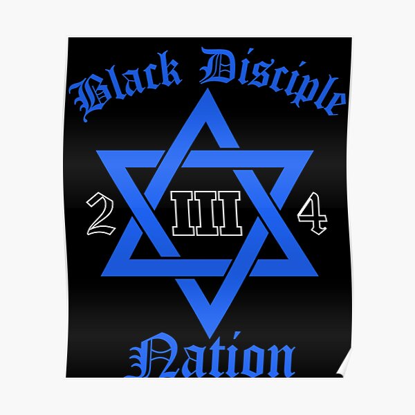 "Black Disciple Nation" Poster von DIRTYDUNNZ | Redbubble