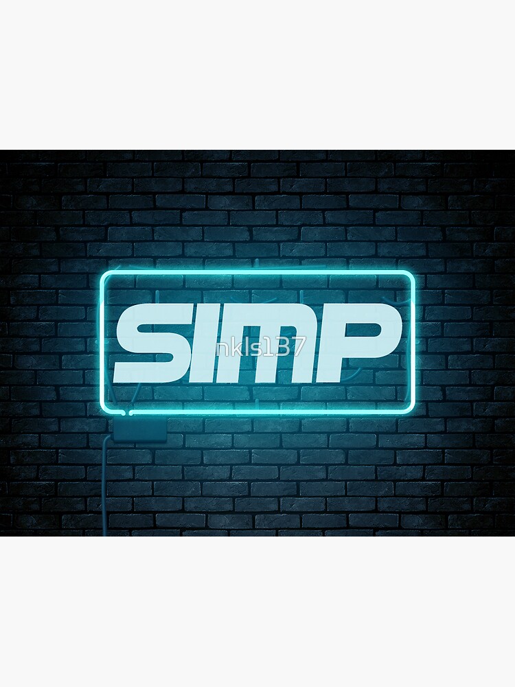 "simp" Sticker for Sale by nkls137 | Redbubble