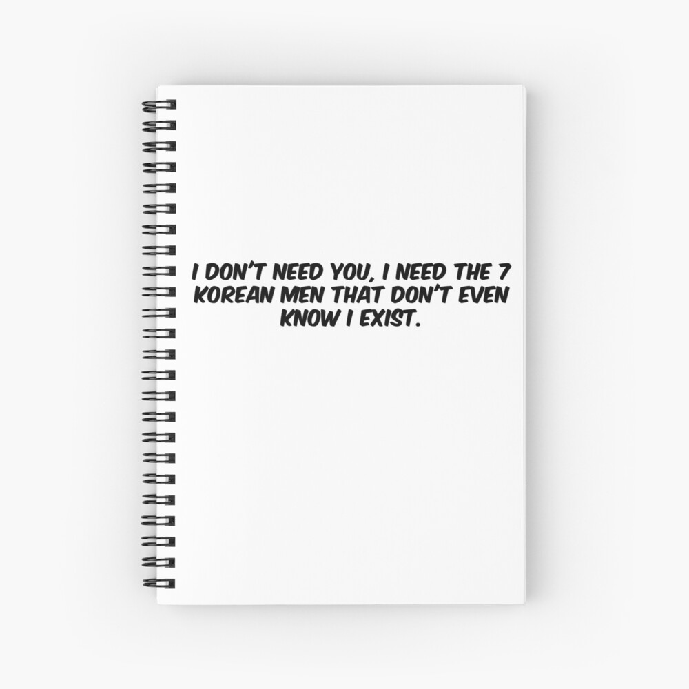 "BTS- Army quote " Spiral Notebook for Sale by Panixx | Redbubble