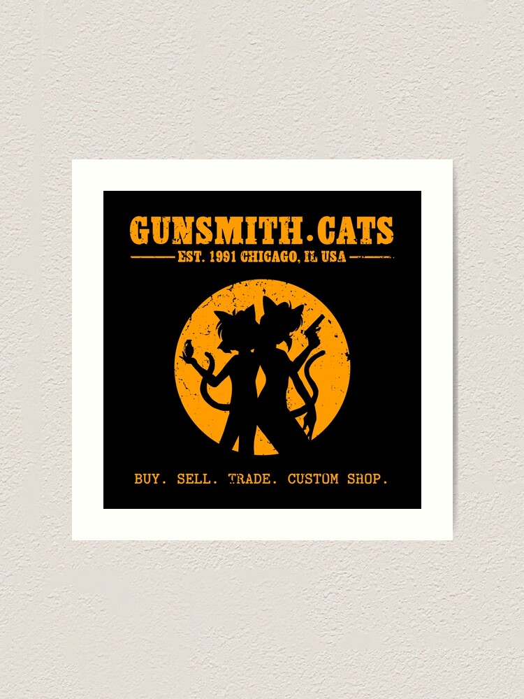 "Gunsmith Cats Shop - orange" Art Print by CCCDesign | Redbubble
