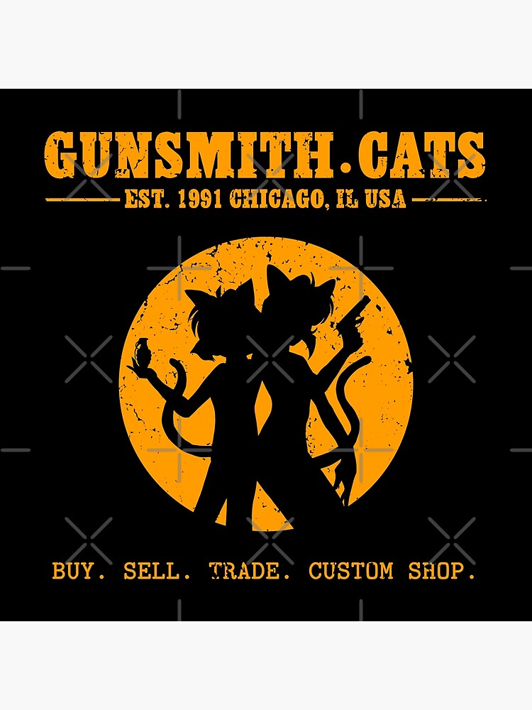 "Gunsmith Cats Shop - orange" Art Print by CCCDesign | Redbubble