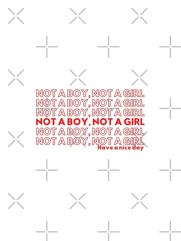 "Not a boy, not a girl" iPhone Case for Sale by AARW99 | Redbubble