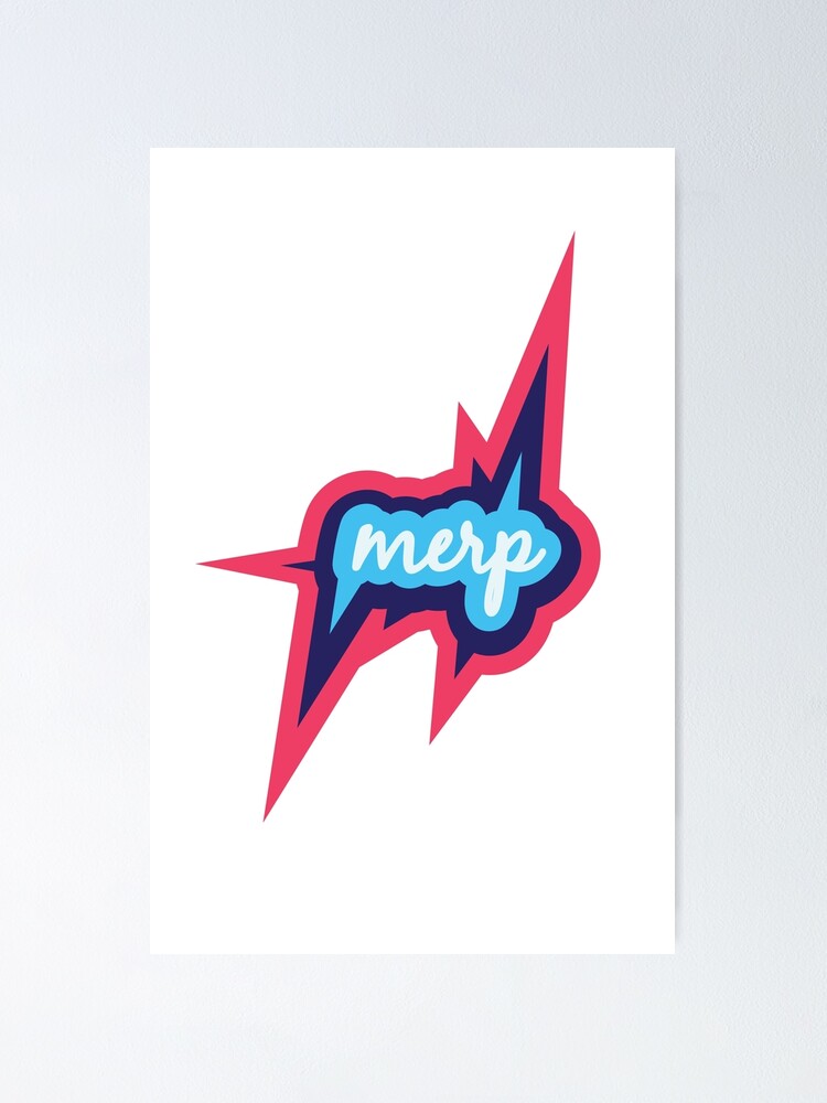 Póster «explosión gráfica merp» de blperschke | Redbubble