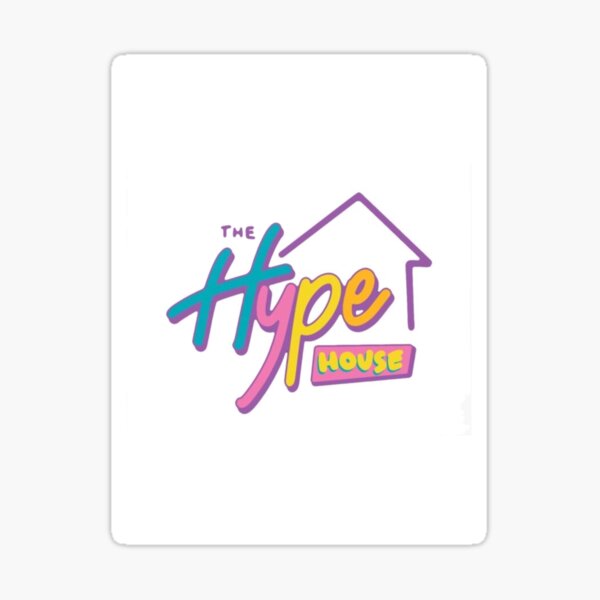 "the hype house" Sticker for Sale by sayreemily | Redbubble