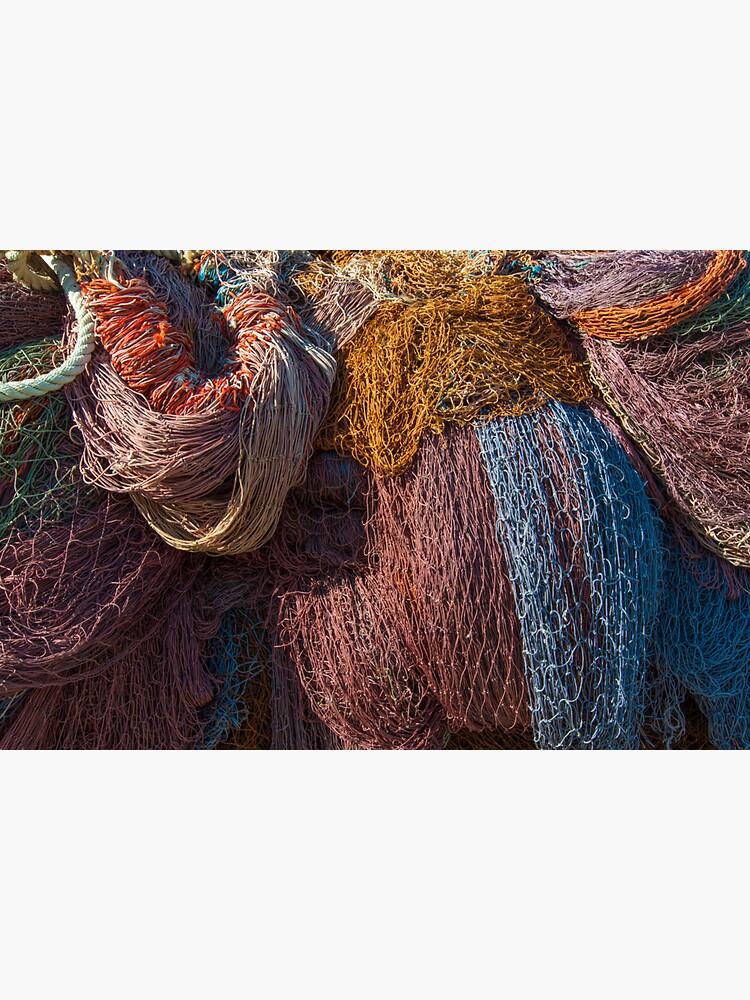 "Fishing nets discarded" Sticker for Sale by DavidMay | Redbubble