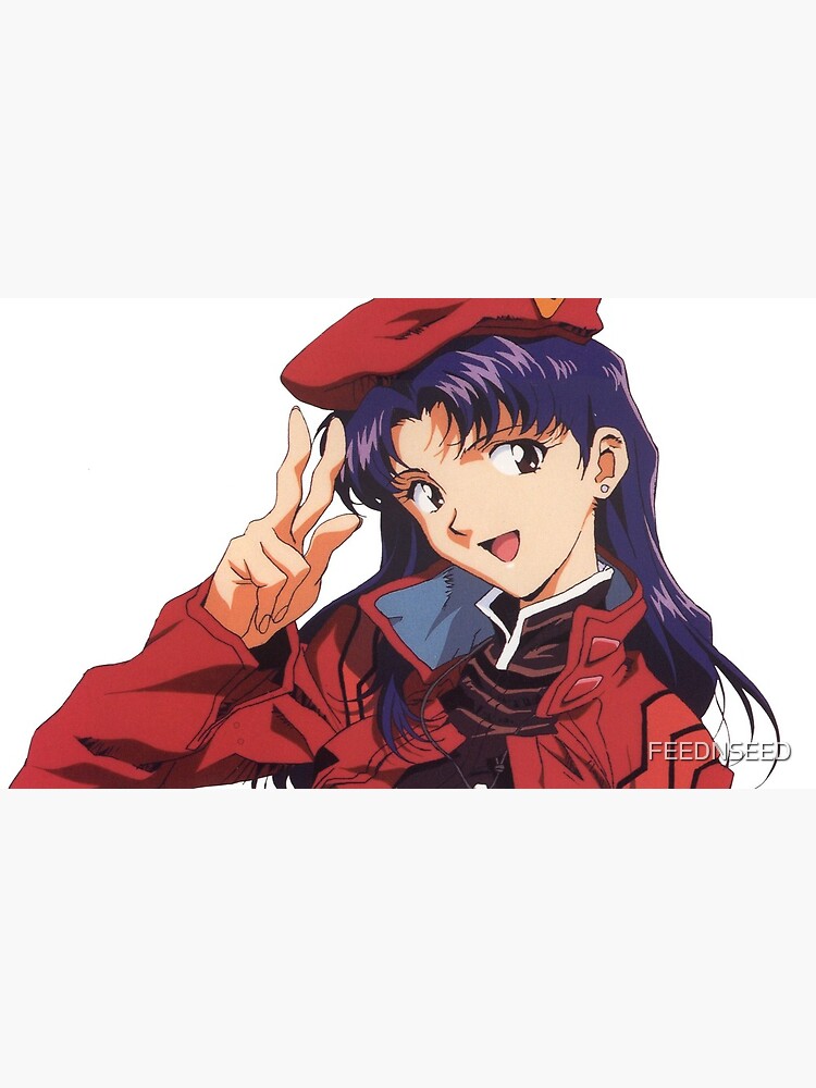 " Misato Katsuragi - Neon Genesis Evangelion Girl" Coffee Mug for Sale ...