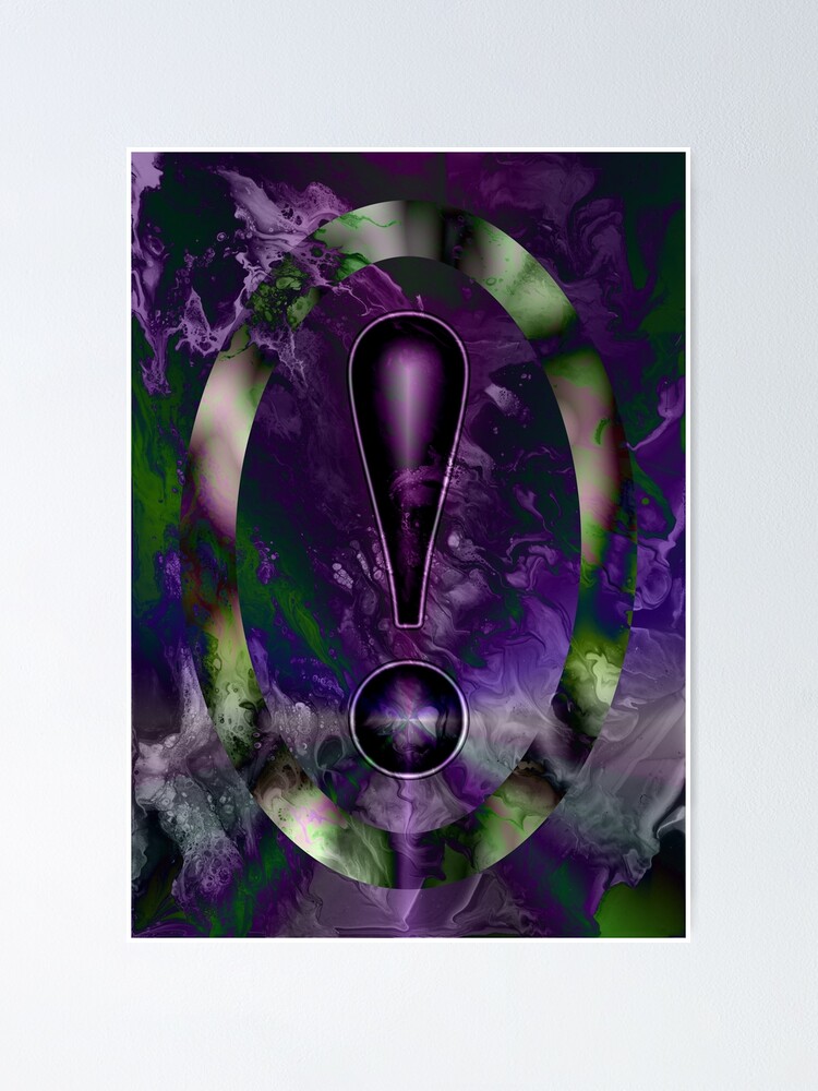 "Exclamation! Exclamation Mark, Exclamation Point" Poster for Sale by ...