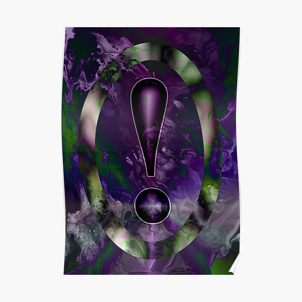 "Exclamation! Exclamation Mark, Exclamation Point" Poster for Sale by ...