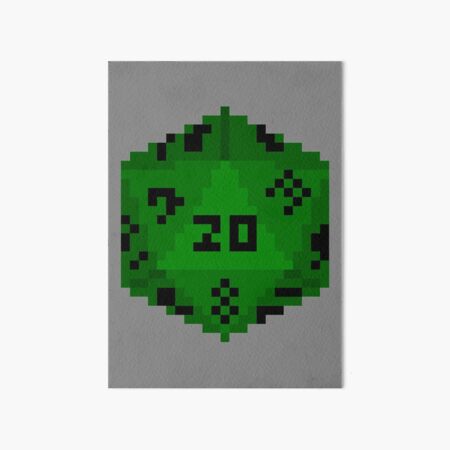 "Pixel D20" Galeriedruck von zigmenthotep | Redbubble