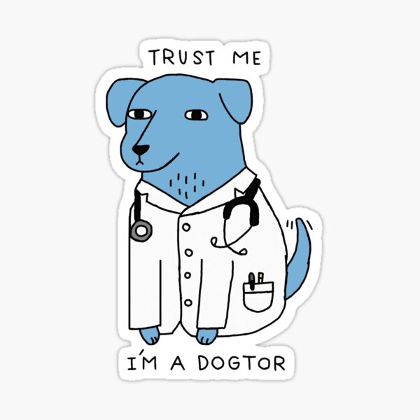 "DOG-TER" Sticker for Sale by surfyqueen100 | Redbubble