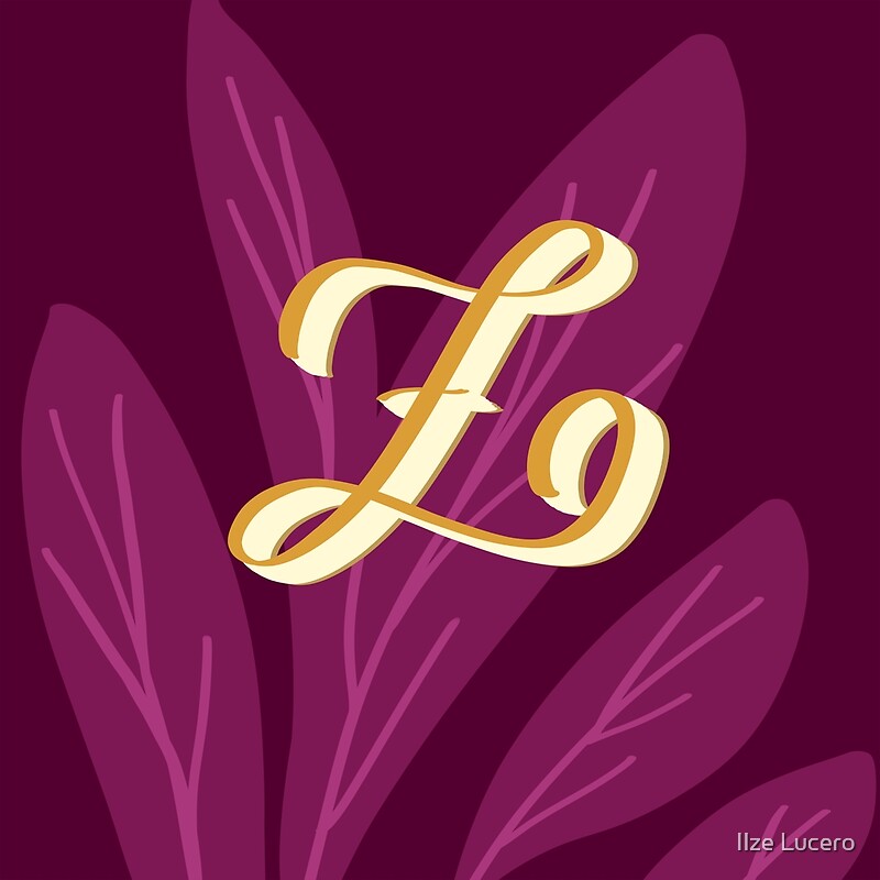 "Z - creative monogram scripted lettering of letter z" by Ilze Lucero ...